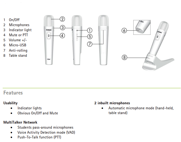 Phonak Roger Pass-Around Microphone | Canadian Hearing Services