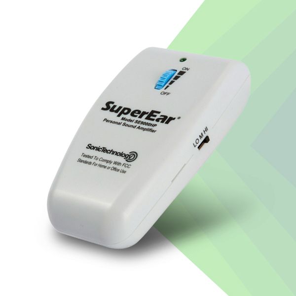 Sonic Technology Super Ear Deluxe Rechargeable Sound Amplifier with 3 ...