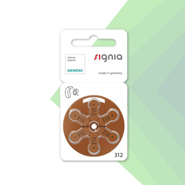 Signia Battery Pack s312 (6 cells in a pack) | Canadian Hearing Services