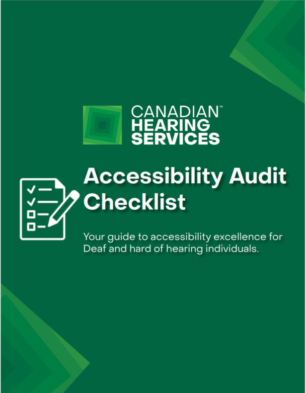 Free Accessibility Audit Checklist | Canadian Hearing Services